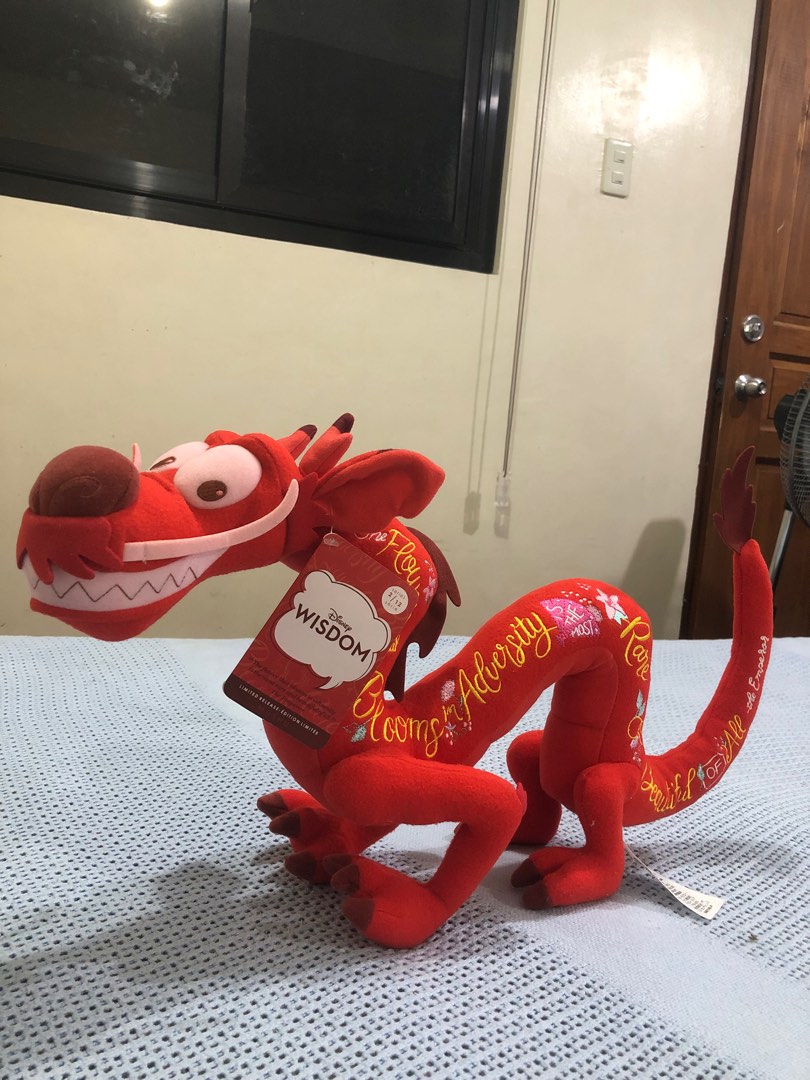 Disney Wisdom Plush Mushu Mulan limited Release, Hobbies & Toys ...