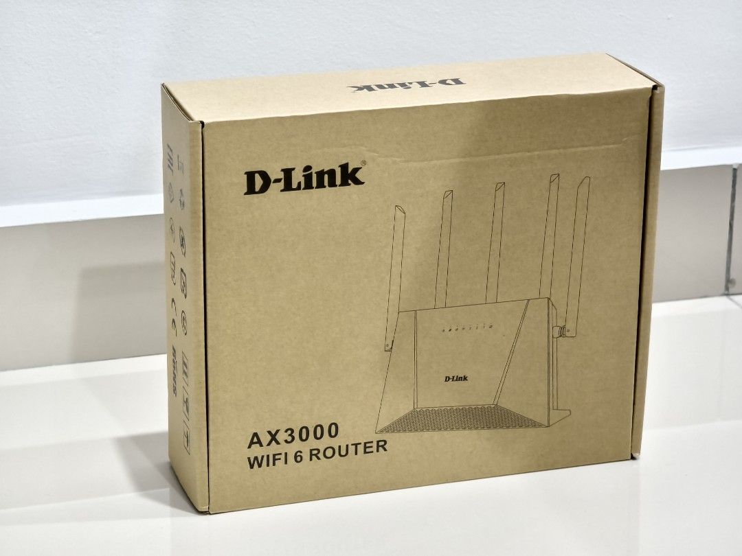 D-Link AX3000 WiFi 6 Router DIR-X3060Z with 5 Antenna for PC Computer ...