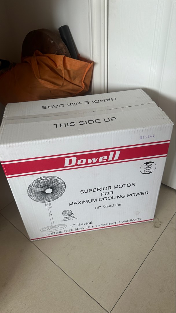 Dowell Stand Fan, Furniture & Home Living, Lighting & Fans, Fans on ...