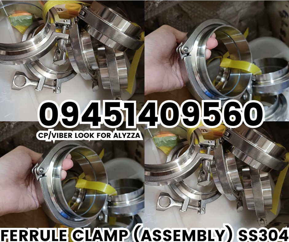 Ferrule Clamp (Assembly) Stainless 304, Commercial & Industrial ...