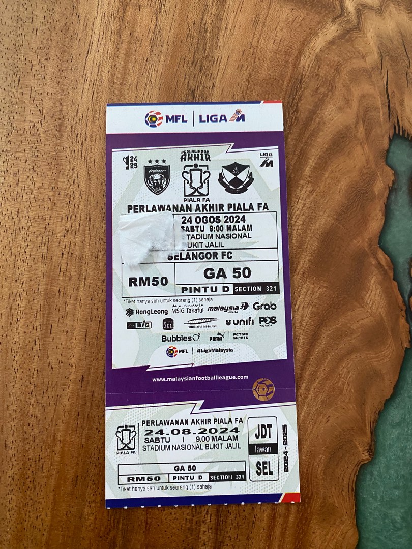 FINAL PIALA FA 2024, Tickets & Vouchers, Event Tickets on Carousell