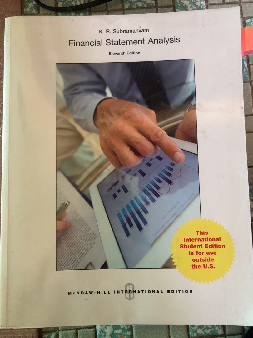 Financial Statement Analysis Textbook, Hobbies & Toys, Books & Magazines, Textbooks on Carousell