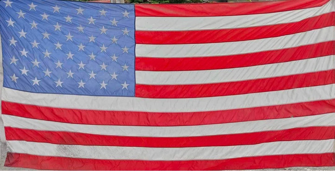 For sale A large vintage 50 Stars United States of America (USA) Flag ...