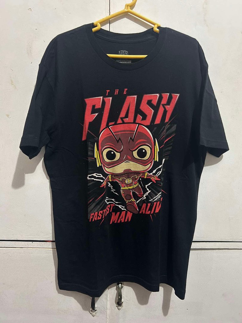 Funko pop tee The Flash orig, Men's Fashion, Tops & Sets, Tshirts ...