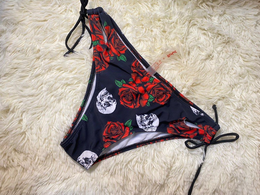Goth graphic Bikini, Women's Fashion, Swimwear, Bikinis & Swimsuits on ...