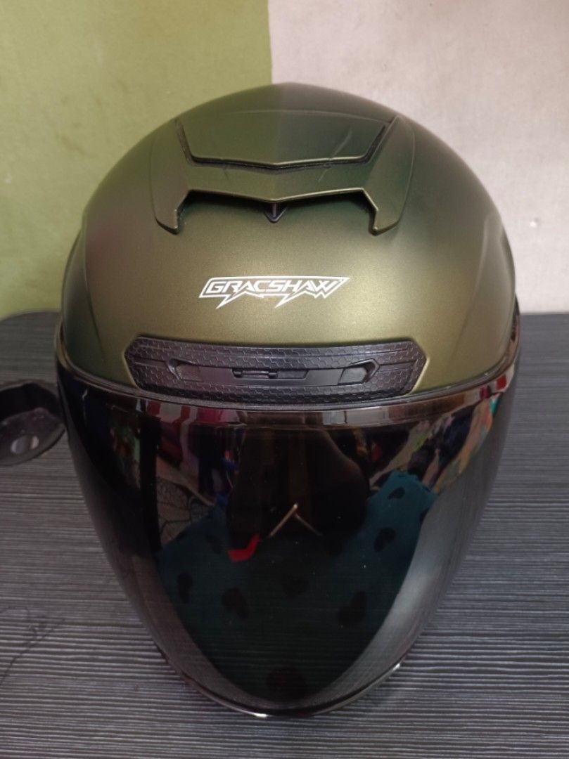 Helmets Gracshaw, Motorbikes on Carousell