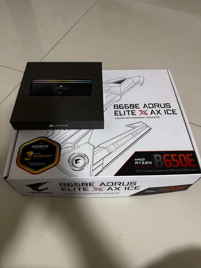 High End PC Parts Bundle (7800x3D, B650E Ice Mobo, 32gb ddr5 ram ...