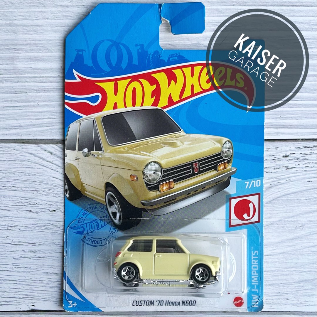 Hot Wheels : Custom ‘70 Honda N600 Yellow (J-Hook Creased), Hobbies ...
