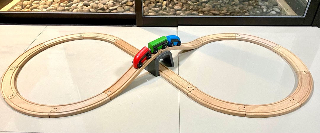 20-piece basic train set, multicolor WITH/PLUS battery operated train ...