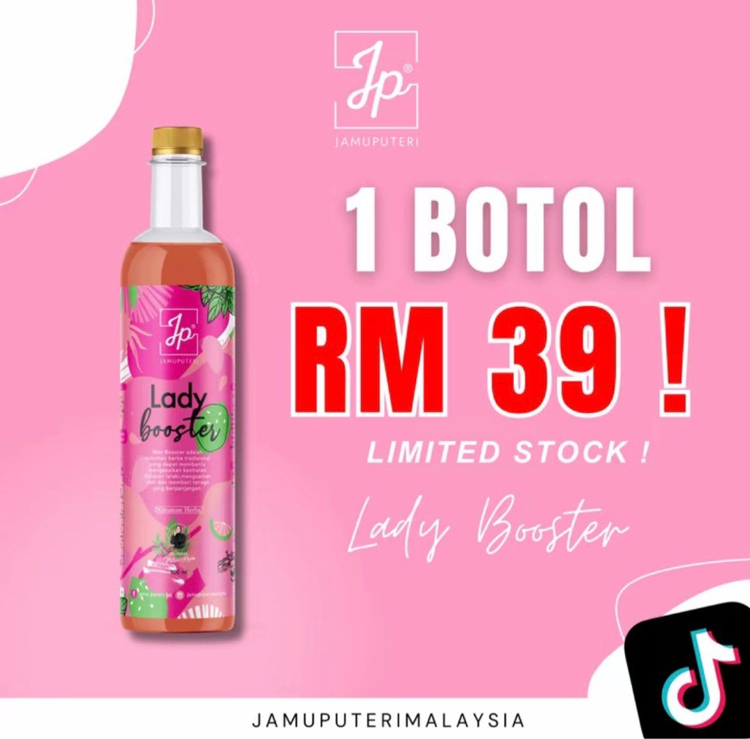 Jamu Puteri Malaysia Lady Booster, Health & Nutrition, Health ...