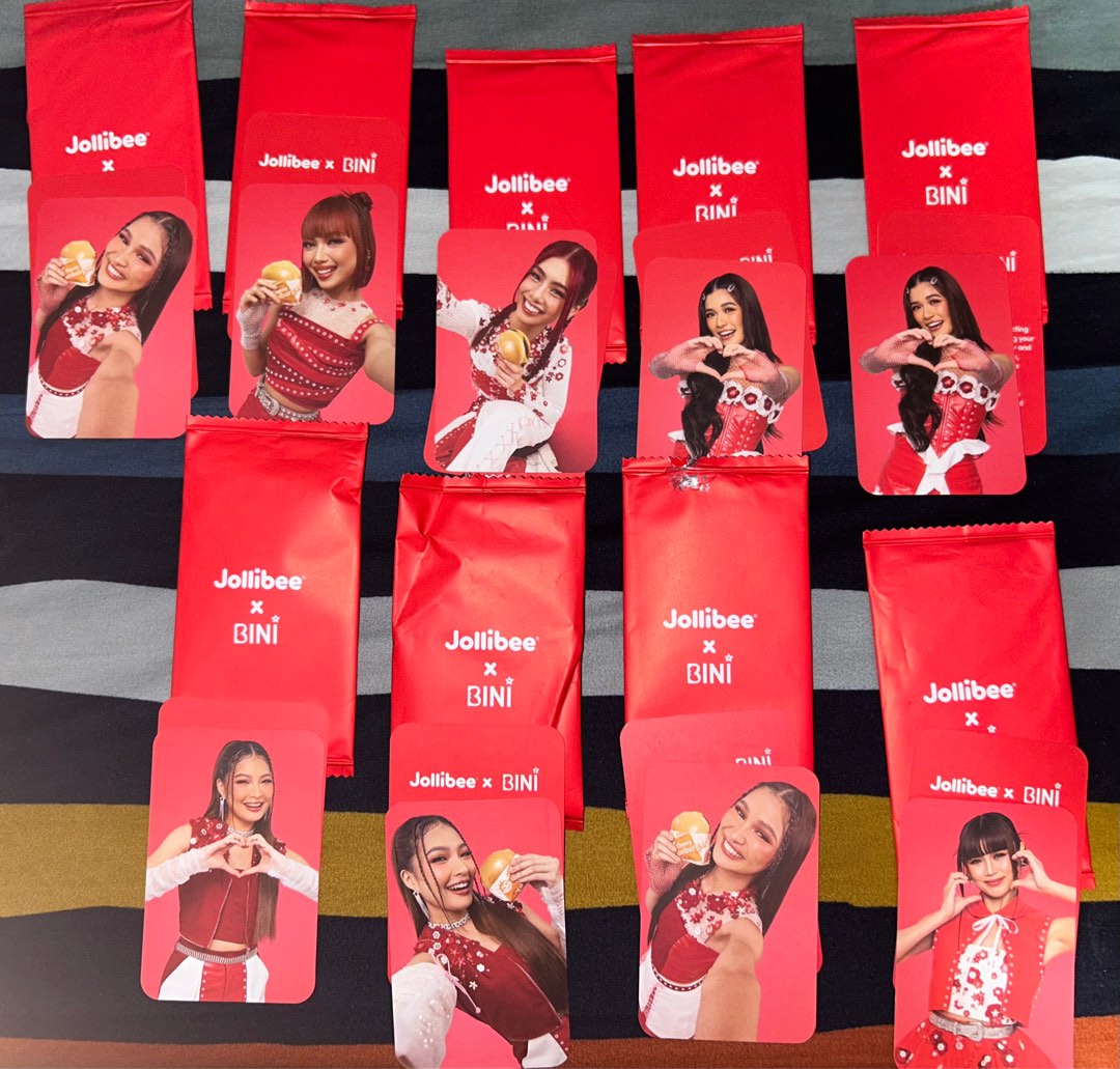 Jollibee x Bini Cards, Everything Else, Looking For on Carousell