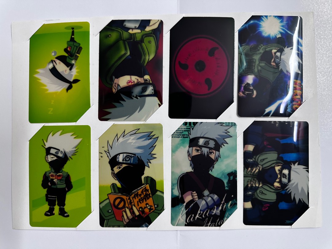 Kakashi Hatake of Naruto Shippuden 8 Bookmark Cards, Hobbies & Toys ...