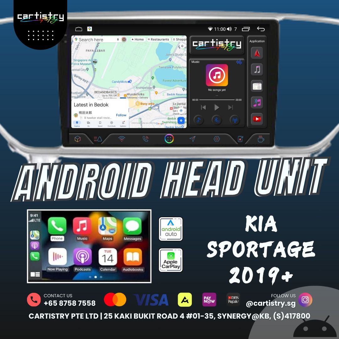 KIA SPORTAGE 9 INCH 2K 13 ANDROID PLAYER HEADUNIT CAR RADIO HEAD UNIT ACCESSORIES 4 CORE 8 CORE ...