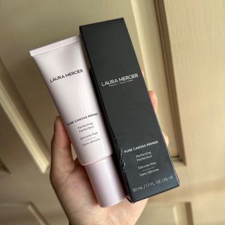 [New] 10ml Laura Mercier Pure Canvas Primer Blurring Silicon-Free ...