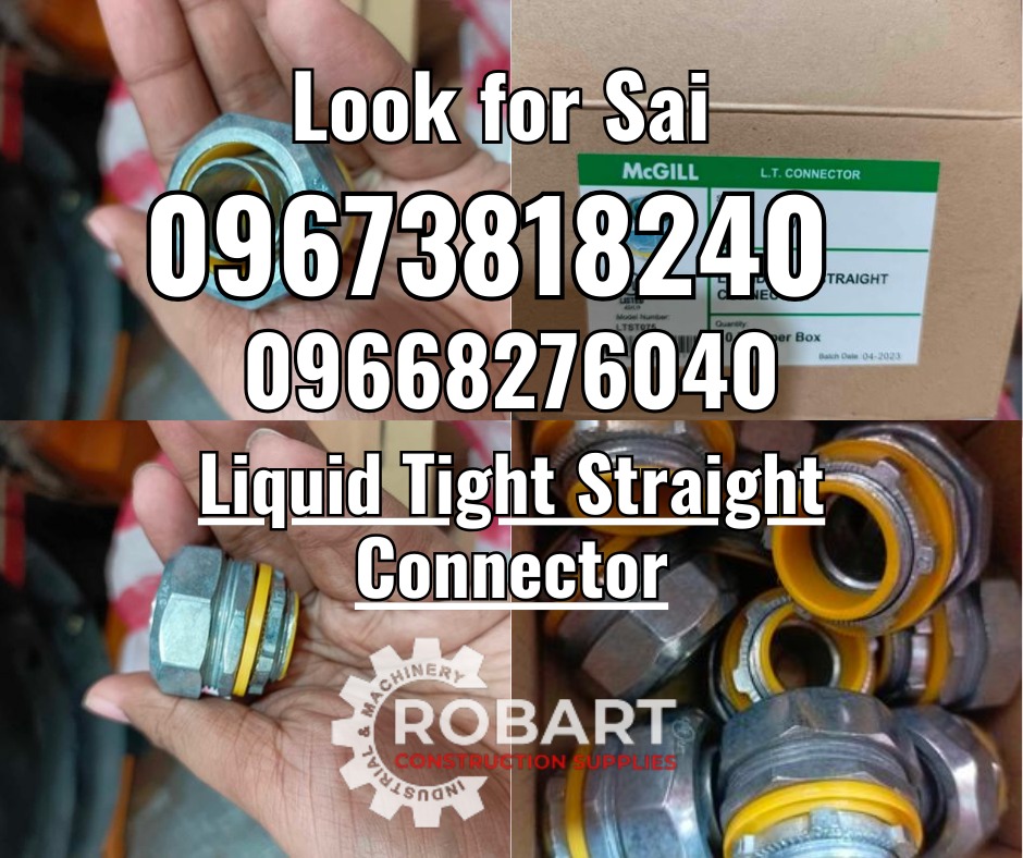 Liquid Tight Straight Connector, Commercial & Industrial, Construction ...