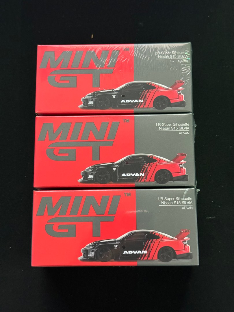 Mini GT Nissan S15 Silvia ADVAN, Hobbies & Toys, Toys & Games on Carousell