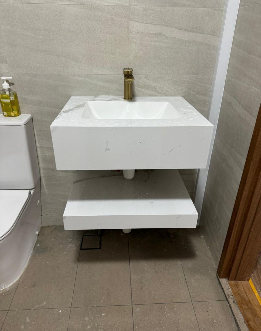 Modern Sintered Stone basin, Furniture & Home Living, Bathroom ...