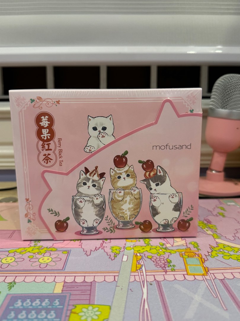 Mofusand Berry Black Tea Set, Hobbies & Toys, Toys & Games on Carousell