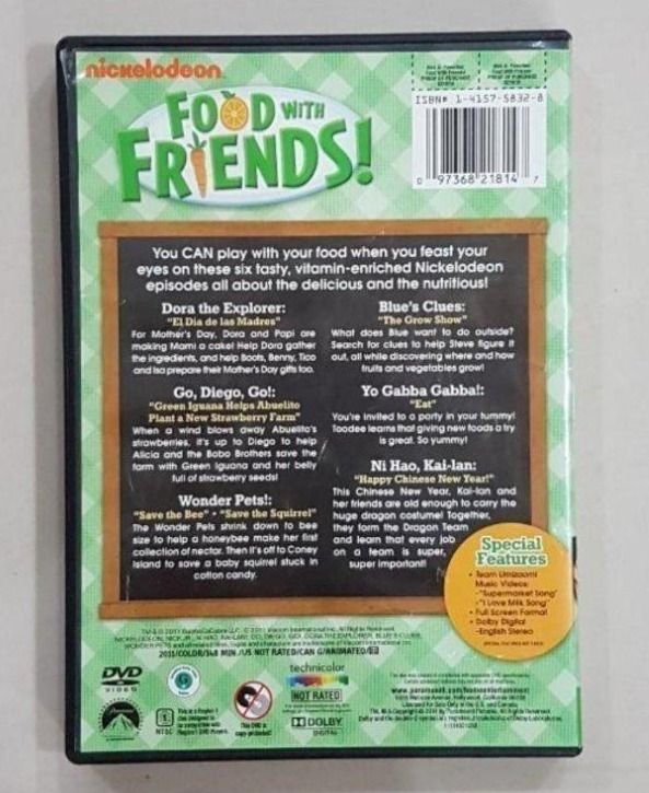 Nickelodeon Food With Friends!, DVD, Kids, Hobbies & Toys, Music ...