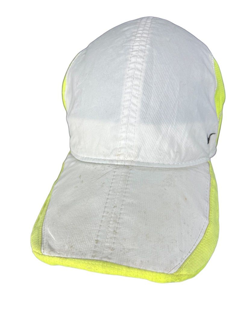 Nike Runner Marathon Fluorescent Green Caps Unisex, Luxury, Accessories ...