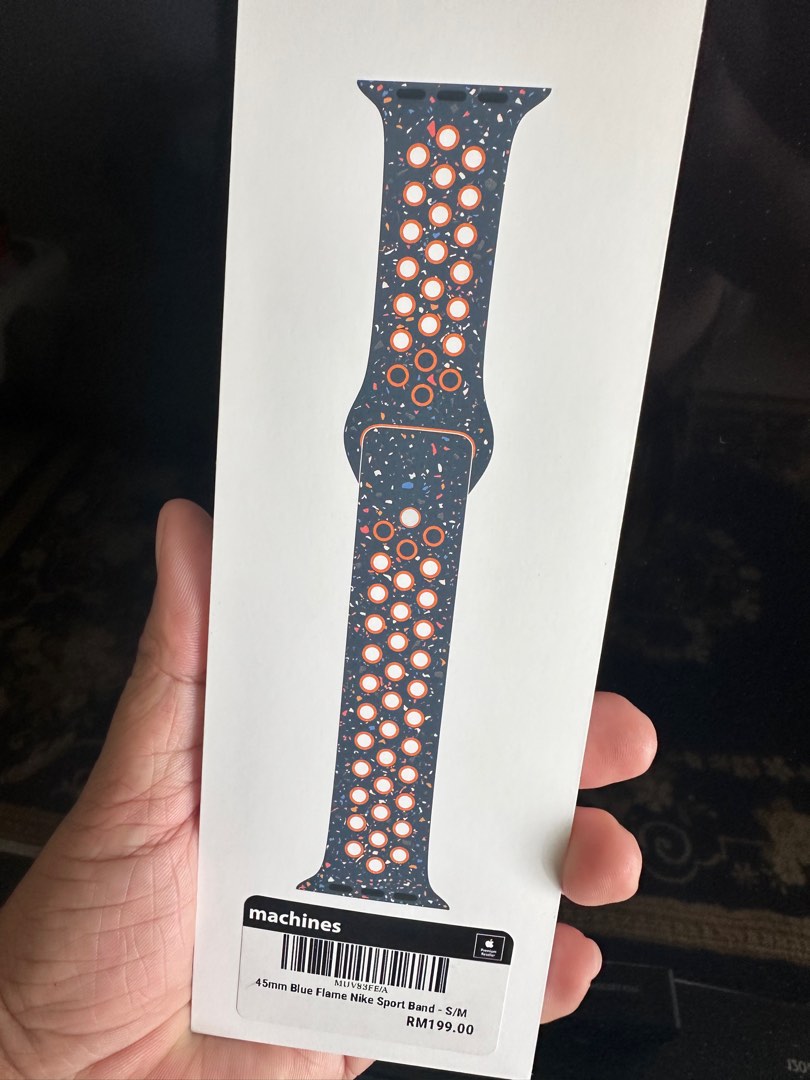 Nike Sport Band Blue Flame 45mm, Men's Fashion, Watches & Accessories ...