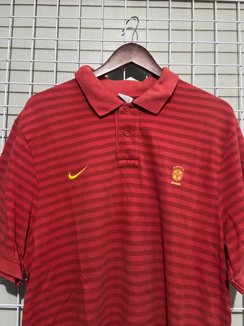 Nike Team Brazil Polo Shirt, Men's Fashion, Tops & Sets, Tshirts & Polo ...
