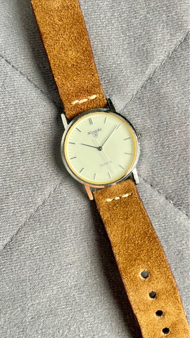 Nivada Silver cased watch, Women's Fashion, Watches & Accessories ...