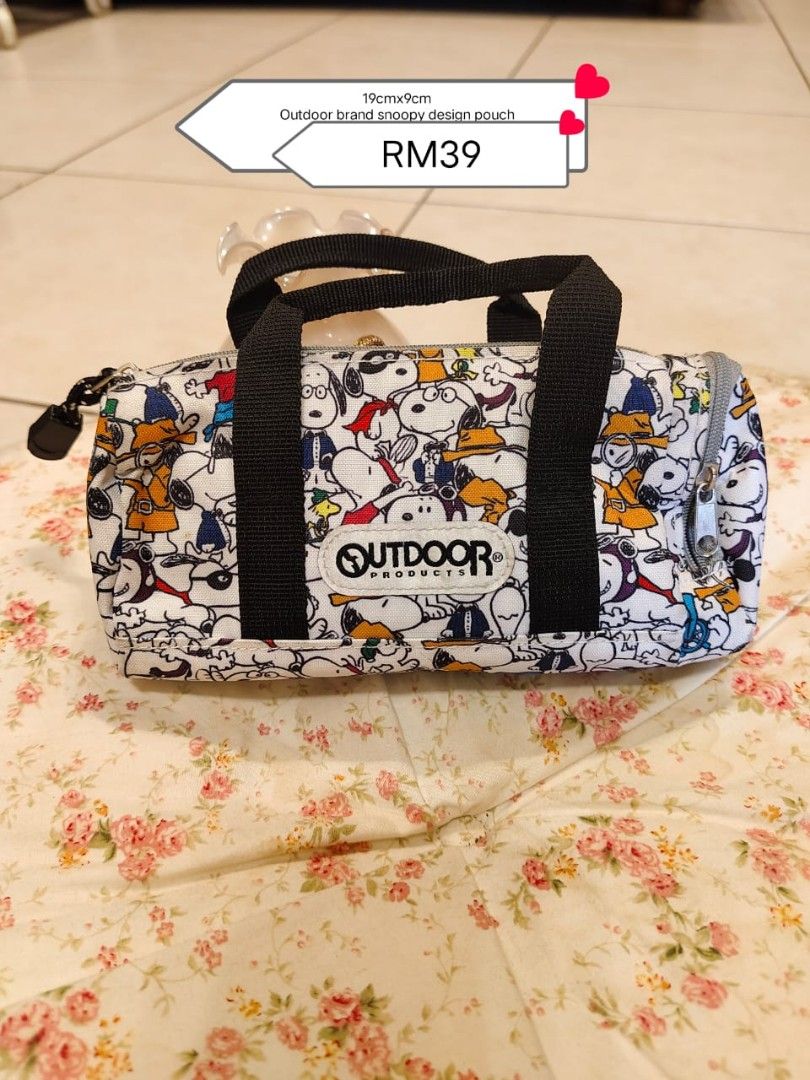 Outdoor Brand Snoopy Design Pouch, Women's Fashion, Bags & Wallets ...