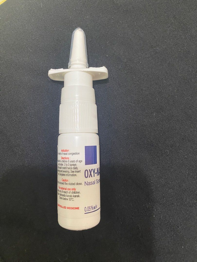 Oxynase Oxy Nase adult nasal decongestant spray 15ml, Beauty & Personal ...
