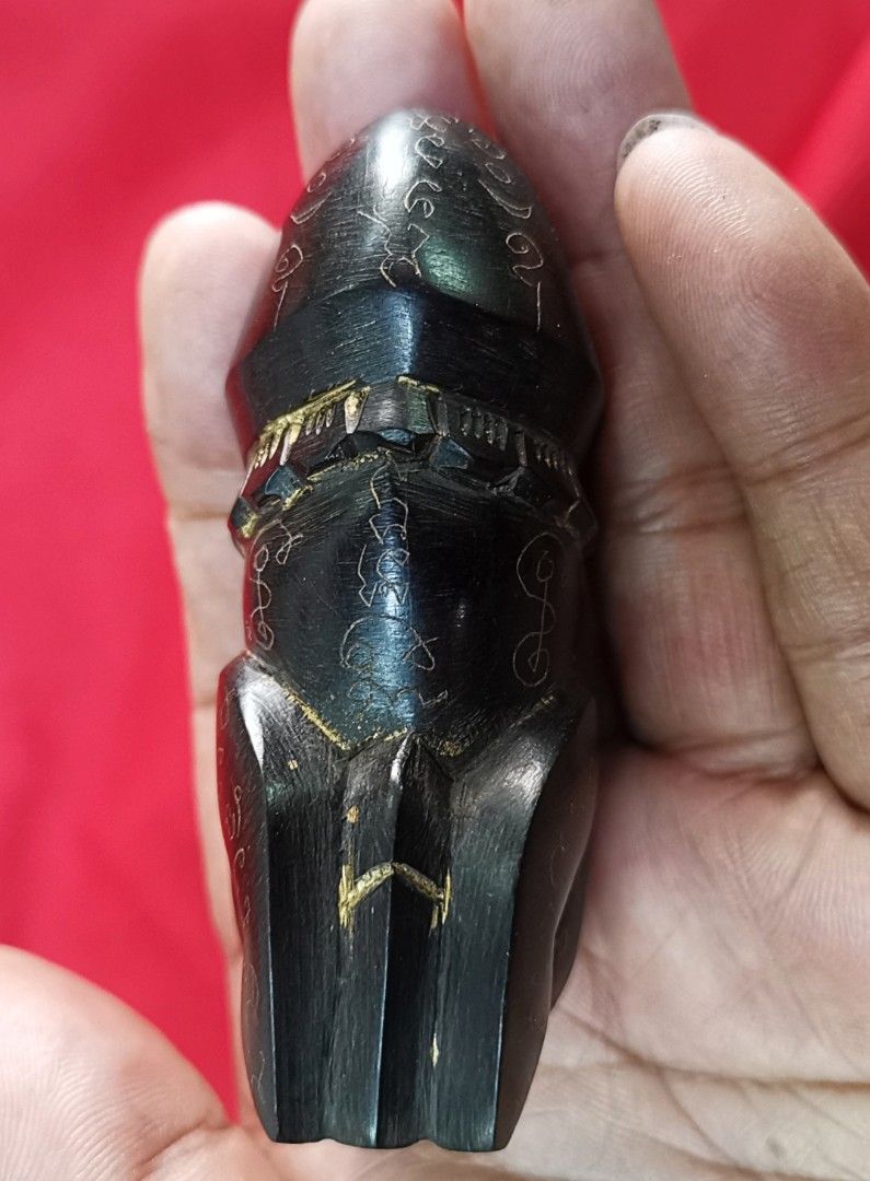 黑木肥Palakit （ 8cm ） Lp Yik - Wat Nong Jok - be2530-2536 mai yu dam ...