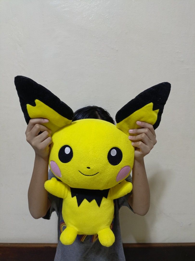 Pokemon big pichu plush, Hobbies & Toys, Toys & Games on Carousell