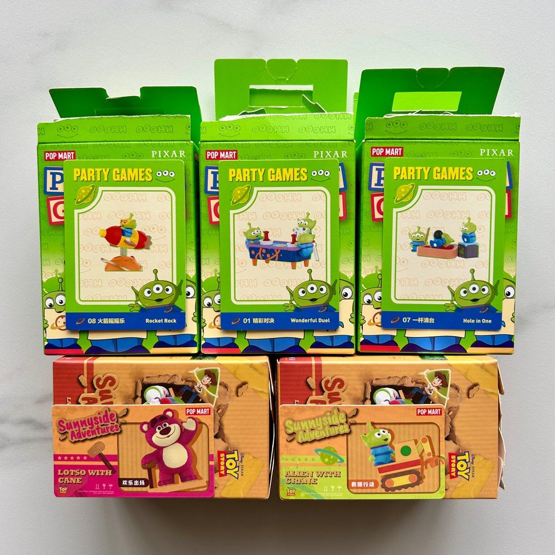 Popmart Alien Party Games Sunnyside Adventures, Hobbies & Toys, Toys ...