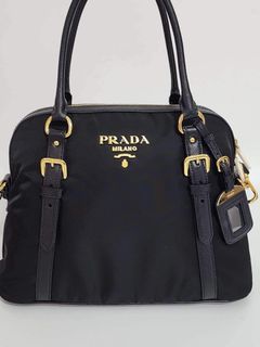 Prada Dome Bag, Luxury, Bags & Wallets on Carousell