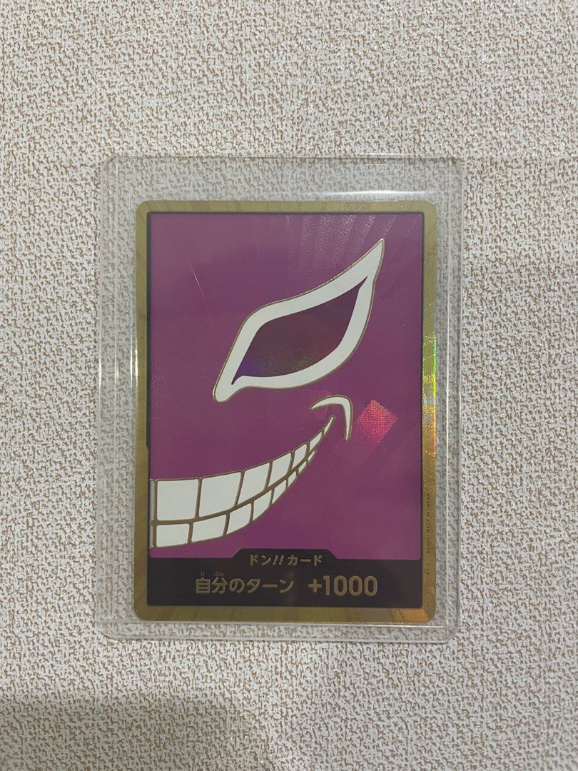 PRB-01 doFLAMINGO Gold Don Card, Hobbies & Toys, Toys & Games on Carousell