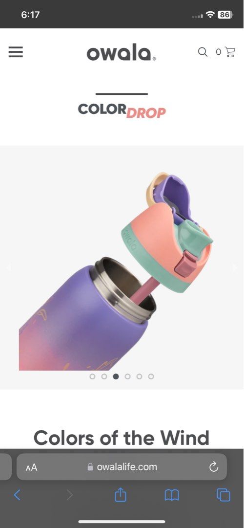 Pre-order: Owala Colors of the Wind (Color drop) 32 oz, Furniture ...