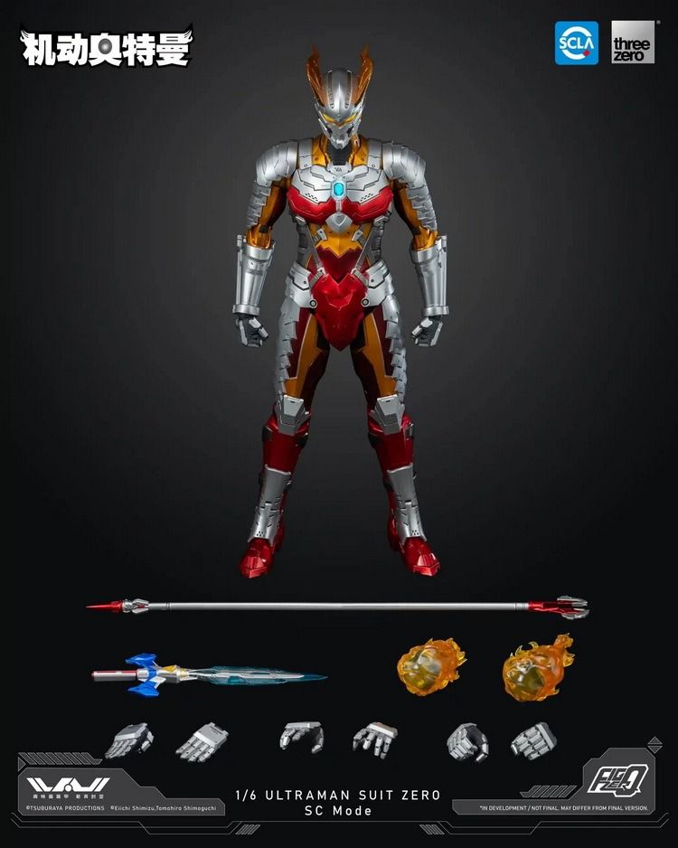 ThreeZero, FigZero - 1/6 Ultraman Suit Zero SC Mode, Hobbies & Toys ...