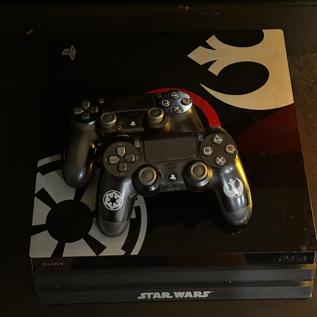 Ps4 Pro 1TB Star Wars Limited Edition + 12 discs, Video Gaming, Video ...
