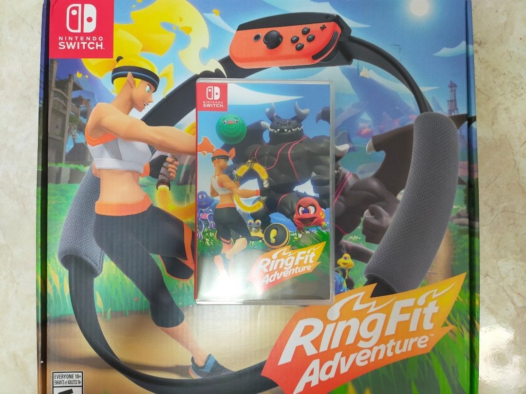 RingFit Adventure (Nintendo Switch Game Ring Fit) OLED V2 V1, Video ...