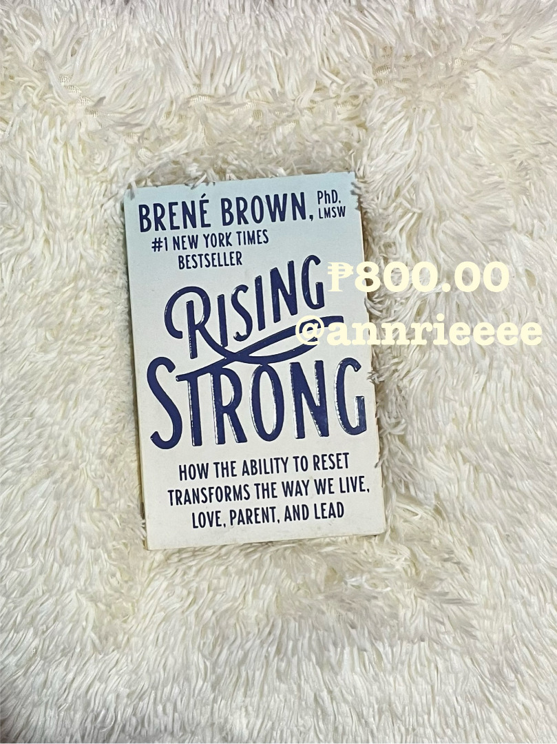 Rising Strong by Brene Brown, PhD, LMSW, Hobbies & Toys, Books ...