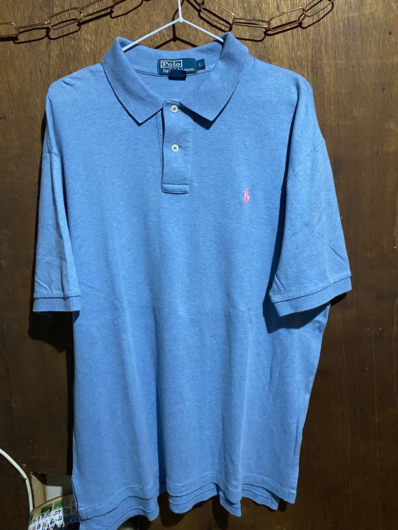 RL Light Blue Small Pony, Men's Fashion, Tops & Sets, Tshirts & Polo ...