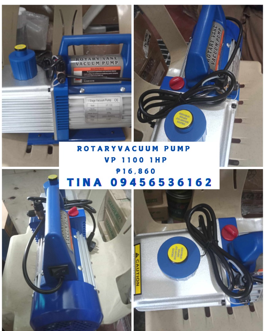 ROTARY VACUUM PUMP VP 1100 1HP, Commercial & Industrial, Construction ...