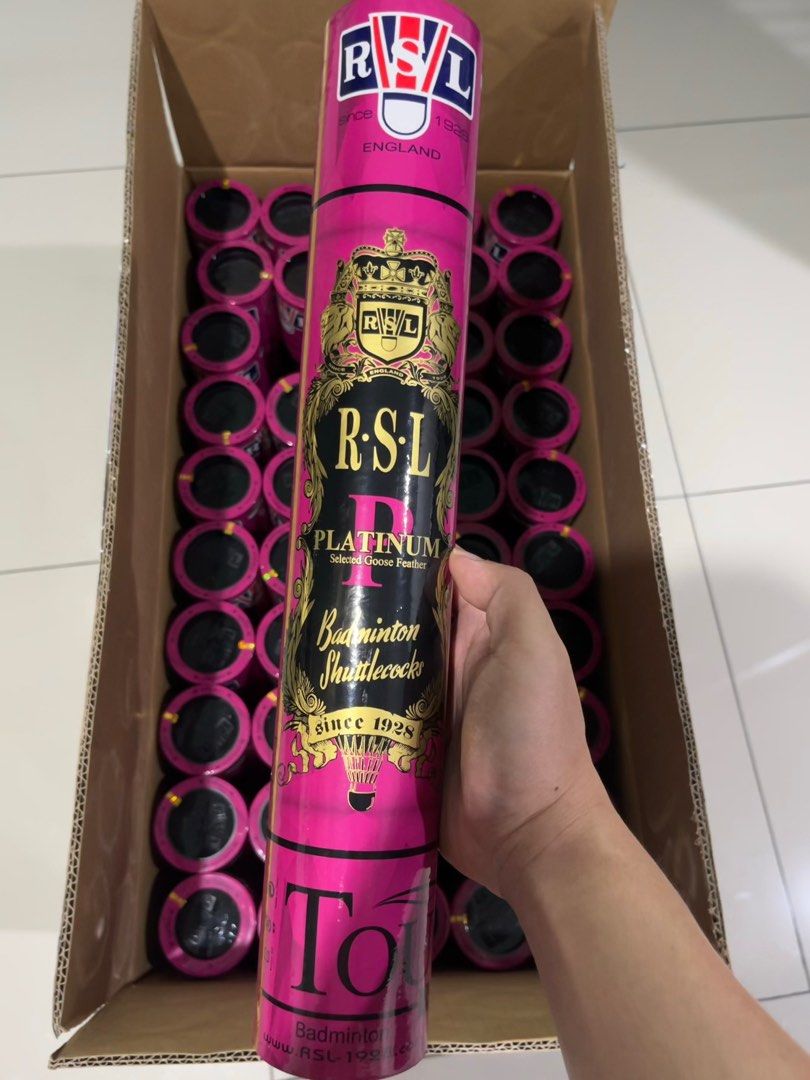 Rsl platinum shuttlecock brand new original ready stock, Sports ...