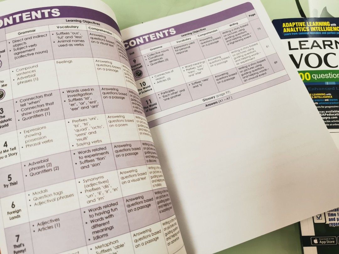 SAP Learning English vocabulary 4, 興趣及遊戲, 書本 & 文具, 教科書 - Carousell