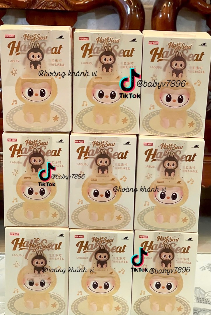 SECRET V2 LABUBU HAVE A SEAT, Hobbies & Toys, Toys & Games on Carousell
