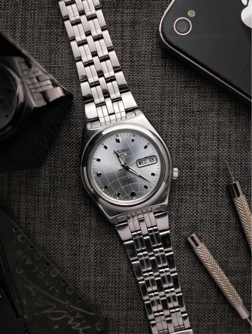 Seiko Globe Dial (Automatic), Men's Fashion, Watches & Accessories ...