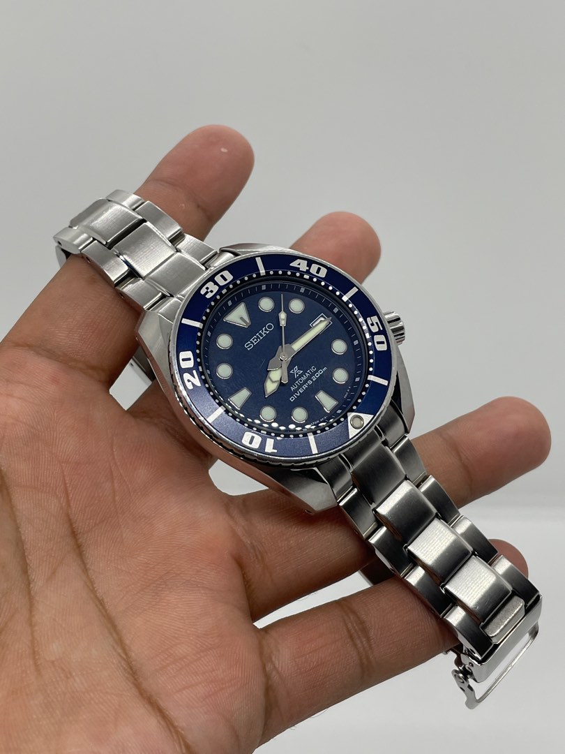 Seiko Prospex Sumo Blue, Men's Fashion, Watches & Accessories, Watches ...