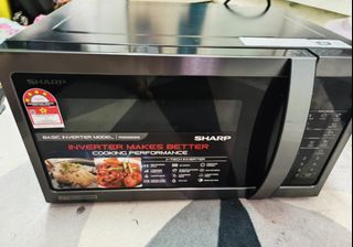 SHARP MICROWAVE OVEN 20L 800W R207EK, TV & Home Appliances, Kitchen ...