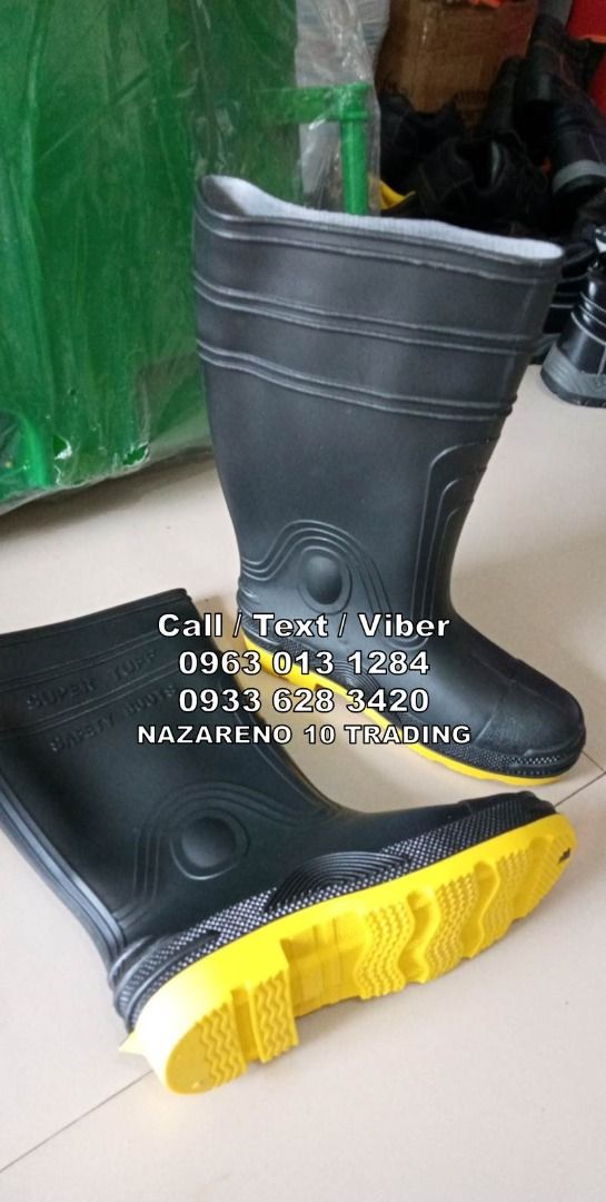 Super Tuff Safety Boots with Steel Toe, Commercial & Industrial ...