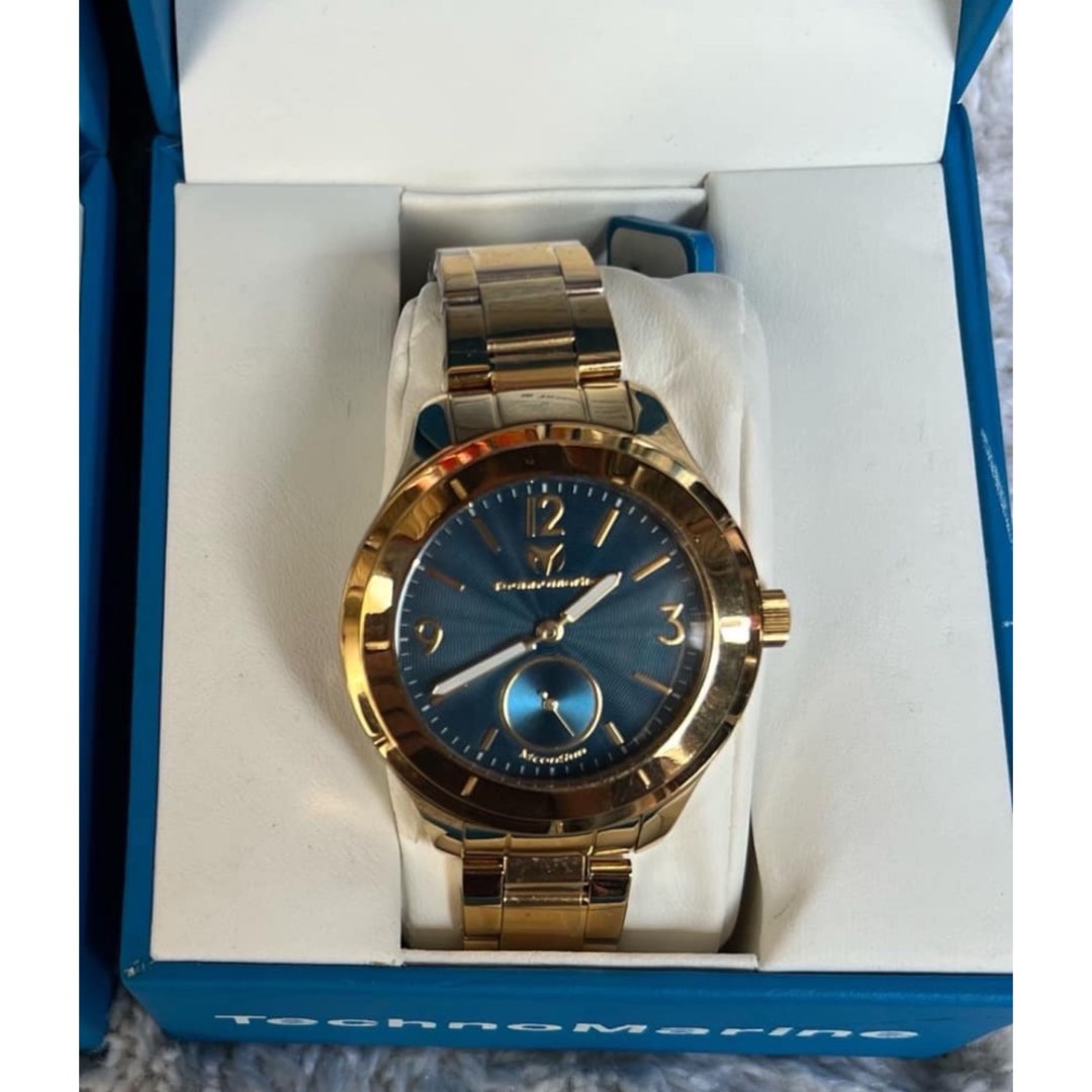 TECHNOMARINE Mens Watch, Moonsun, Gold (100% original, US bought), Men ...