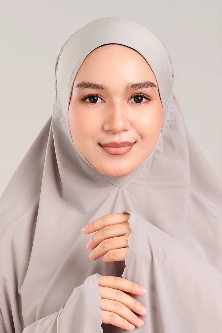 Telekung Travel Siti Khadijah Flair Aria Truffle, Women's Fashion ...